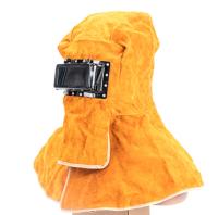 China Automatic Welding Helmet Argon Arc Head Mounted Cowhide Welding Mask for sale