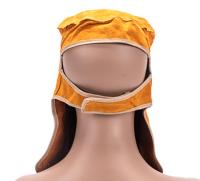 China Head Mounted Cowhide Leather Welding Protection Welding Helmet for sale