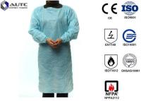 China PE Disposable Medical Workwear Protective Clothing Liquid Proof Lightweight for sale