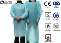 China PE Disposable Medical Workwear Protective Clothing Liquid Proof Lightweight for sale