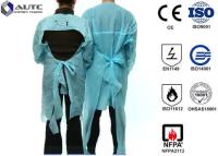 China PE Disposable Medical Workwear Protective Clothing Liquid Proof Lightweight for sale