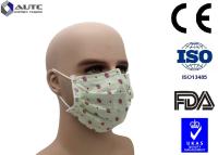 China Non Woven Cute Disposable Medical Mask With Funny Faces Printed 3 Ply for sale