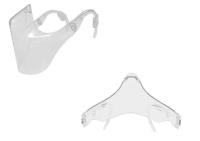 China TUV  15CM Anti Fog PC Plastic Protective Transparent Face Shield for sale