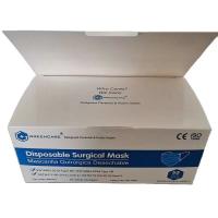 China Astm F2100-19 Level 2 510k /En 14683-2019 Type Iir 3-Ply Disposable Medical Surgical Mask for sale