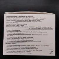 China Astm F2100-19 Level 2 510k /En 14683-2019 Type Iir 3-Ply Disposable Medical Surgical Mask for sale