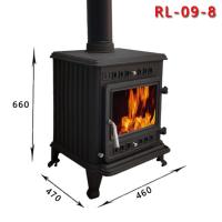 China Stoves True Fire Wood Fireplace Cast Iron Hot Sale High Quality Black Fire Place for sale