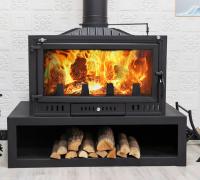 China Household Fireplace Heater Embedded True Firewood New European Type True Fire Fireplace Burning Firewood for sale