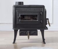 China American Style Wood Burning Real Fire Fireplace European Style Retro Cast Iron Wood Burning Heater Household Heater for sale