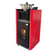 China 2022 New Biomass Pellet Heating Furnace Commercial Smokeless Heating Furnace Water Heater True Fire Fireplace for sale