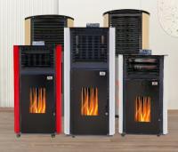 China 2022 New Biomass Pellet Heating Furnace Commercial Smokeless Heating Furnace Water Heater True Fire Fireplace for sale