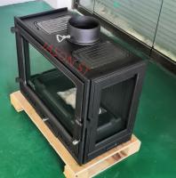 China Wood Burning Stove Wood Burning Cast Iron Built-In Wood Burning Fireplace Embedded Heating Real Fire Stove for sale