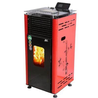 China Biomass Particle Indoor Heating Furnace Environmental Protection And Energy Saving True Fire Fireplace Heater for sale