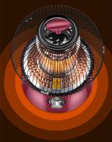 China 360 Degree Bird Cage Heater Desktop Household Silent Fast Heating Electric Fan Stove Electric Heater for sale