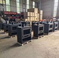 China Domestic Heating Furnace European Cast Iron Fireplace Embedded Firewood Real Fire Heating Fireplace for sale