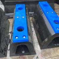 China Marine Dock Super Arch Rubber Fender Pad For Various Berths With High Energy Absorption for sale