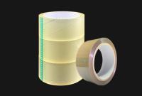 China 45 - 50um Thickness Transparent No Noise Acrylic Water Glue Bopp Silent Packing Tape for sale