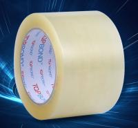 China 50 - 60um Thickness Transparent No Noise Acrylic Water Glue Bopp Silent Packing Tape for sale