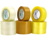 China 50um Thickness 160m Length Transparent No Noise Hot Melt Adhesive Bopp Silent Packing Adhesive Tape for sale
