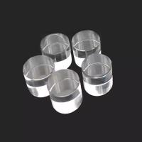 China Custom Made Sapphire Quartz JGS1 Glass Laser Round Cylindrical Rod Lens for sale