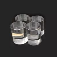 China Custom Made Sapphire Quartz JGS1 Glass Laser Round Cylindrical Rod Lens for sale