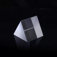 China 40*40mm Optical Glass Bk7 / K9 Quartz Spectrometer Equilateral Triangular Prism for sale