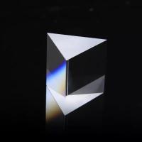 China 40*40mm Optical Glass Bk7 / K9 Quartz Spectrometer Equilateral Triangular Prism for sale