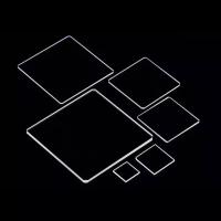 China Round Rectangular Transparent Sight UV Quartz Glass Plate for sale