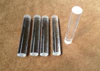 China Optical LED Light Guide Uncoated Borosilicate Glass Rods High Clean 30mmx L35mm for sale