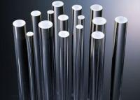 China Optical LED Light Guide Uncoated Borosilicate Glass Rods High Clean 30mmx L35mm for sale