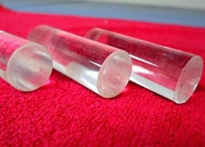 China High Clear Optical LED Light Guide Rod Borosilicate Glass Material Heat Resistance for sale