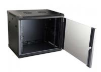 China Cold Rolled Steel Network Rack Cabinet / Wall Mounted Data Cabinet 6U Capacity for sale