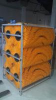 China DULEVO 6000 SWEEPER Yellow 1280mm PP Central Roller Street Sweeper Brush for sale