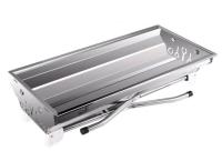 China Thickened Large Stainless Steel Barbecue Outdoor Folding Barbecue BBQ Portable Barbecue for sale