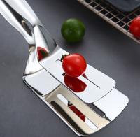 China SUS 304 Stainless Steel Steak Clip Fried Steak Food Clip Barbecue Tool Bread Clip Food Clip for sale