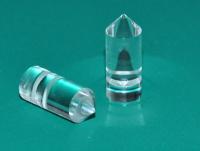 China Optical Glass Light Guide Optical Tapered Glass Rods Conical Lens Light Guiding for sale