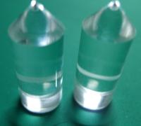 China Optical Glass Light Guide Optical Tapered Glass Rods Conical Lens Light Guiding for sale