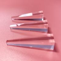 China Optical Glass Guide UV LED Illumination Tapered Light Pipe Homogenizing Rods Light Guide Prism for sale