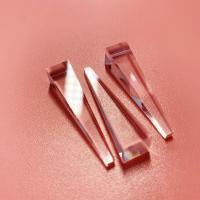 China Optical Glass Guide UV LED Illumination Tapered Light Pipe Homogenizing Rods Light Guide Prism for sale