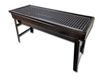 China 60cm BBQ Folding Charcoal Grill Portable BBQ Grill Courtyard Grill Outdoor Folding Barbecue for sale