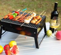 China 43*29*23cm Outdoor Portable Folding Grill Bbq Camping Grill Small Charcoal Grill for sale