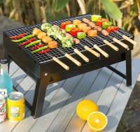 China 43*29*23cm Outdoor Portable Folding Grill Bbq Camping Grill Small Charcoal Grill for sale