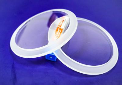 China Optical Grade Round / Square High Borosilicate Glass Smooth Surface Light Guide Panel Step Glass for sale