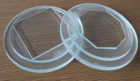 China 3 Layers Tempered Step Glass Optical Grade Round / Square High Borosilicate Glass Smooth Surface for sale