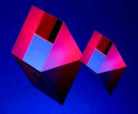 China Miniature Optical Glass Telescope Lenses Crystal Triangular Prism 45 60 90 360 Degree Right Angle Lens for sale