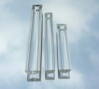 China K9 Optical Glass Semi-Cylindrical Light Guide Rod for sale