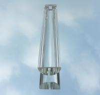 China K9 Optical Glass Semi-Cylindrical Light Guide Rod for sale