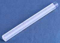 China Uncoated  Fiber Optic Transparent Quartz Rod 10mm Diameter for sale