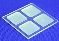 China Perforated Slotted Quartz Glass, Quartz Plate Shaped Channel Frame for sale