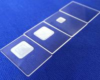China Perforated Slotted Quartz Glass, Quartz Plate Shaped Channel Frame for sale