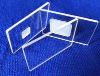 China Perforated Slotted Quartz Glass, Quartz Plate Shaped Channel Frame for sale